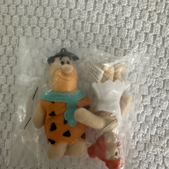 Toys | 1989 Dennys Mini Plush The Flintstones Toy Vintage Fred Wilma ...